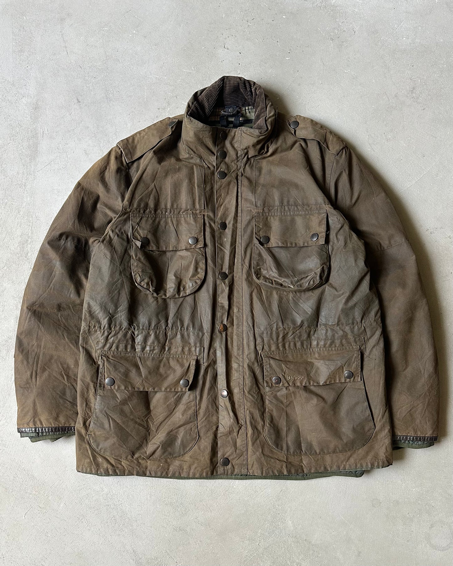 2000s - Green Barbour Quilted Barnard Field Jacket - XL/XXL – The ...