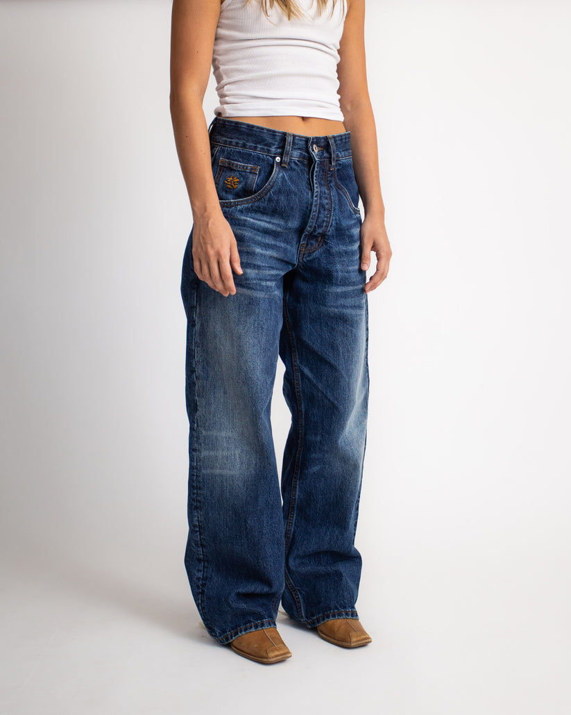 Souvenir Loose Cut Jeans - Washed – The Thirteen Club